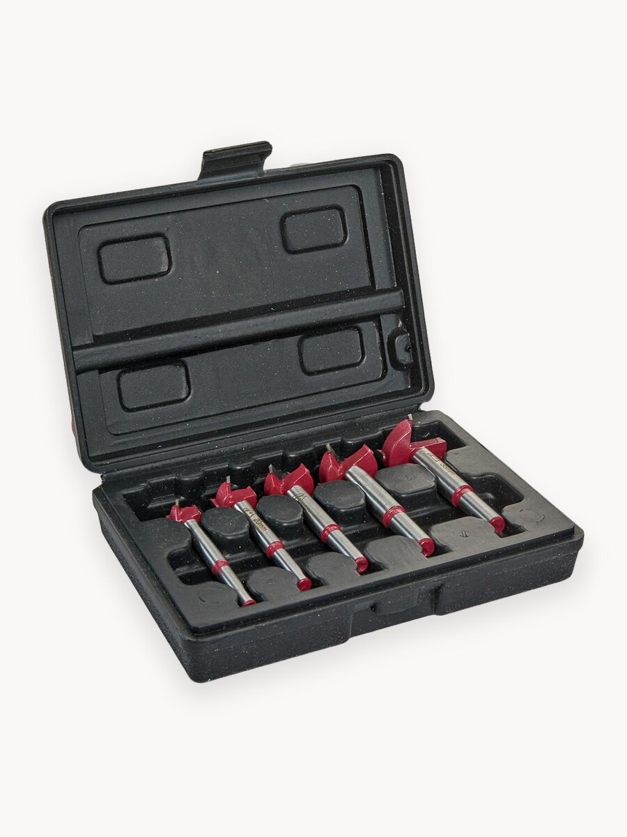 Набор сверл Форстнера тв. спл. METALLICA Ultra 15/20/25/30/35 мм, по дереву, ДСП, МДФ, 5 шт, кейс