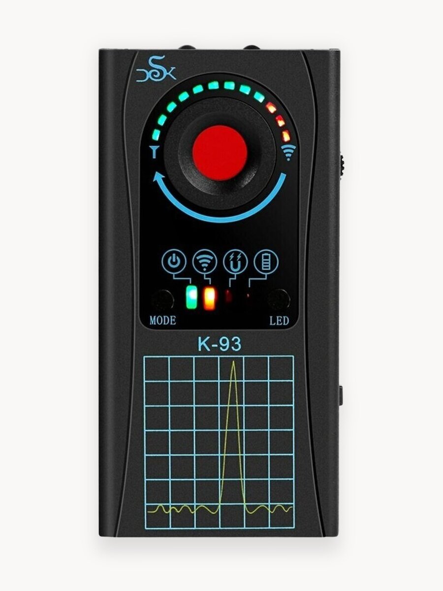 Детектор скрытых камер, жучков, gps-трекеров K93
