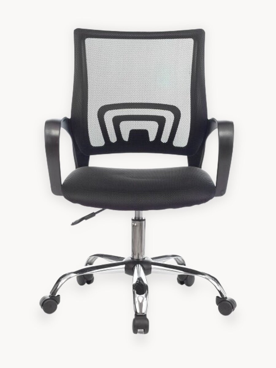 Кресло офисное Бюрократ CH-695NLTSL черный TW-01 TW-11 сетка/ткань крестовина металл хром