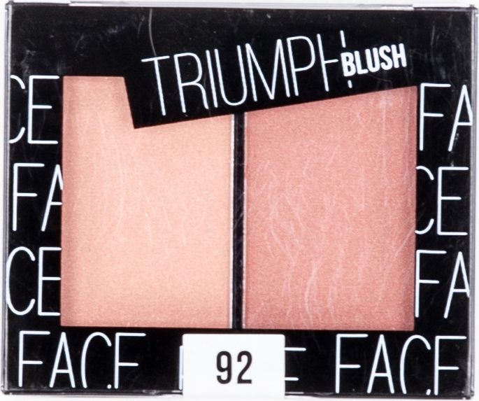 TRIUMPH / Триумф румяна для лица кремовые Blush тон 92 для любого типа кожи нюдово - розовые 7.5г / декоративная косметика