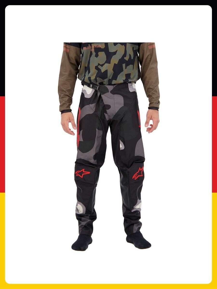 Мотобрюки Alpinestars Racer Tactical Offroad, серый, 30