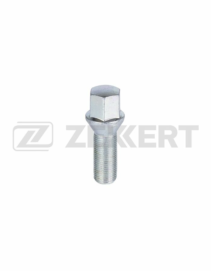 Болт колесный конус М14x1 25 длина резьбы 32 ключ 17 цинк (цена за 1шт.)