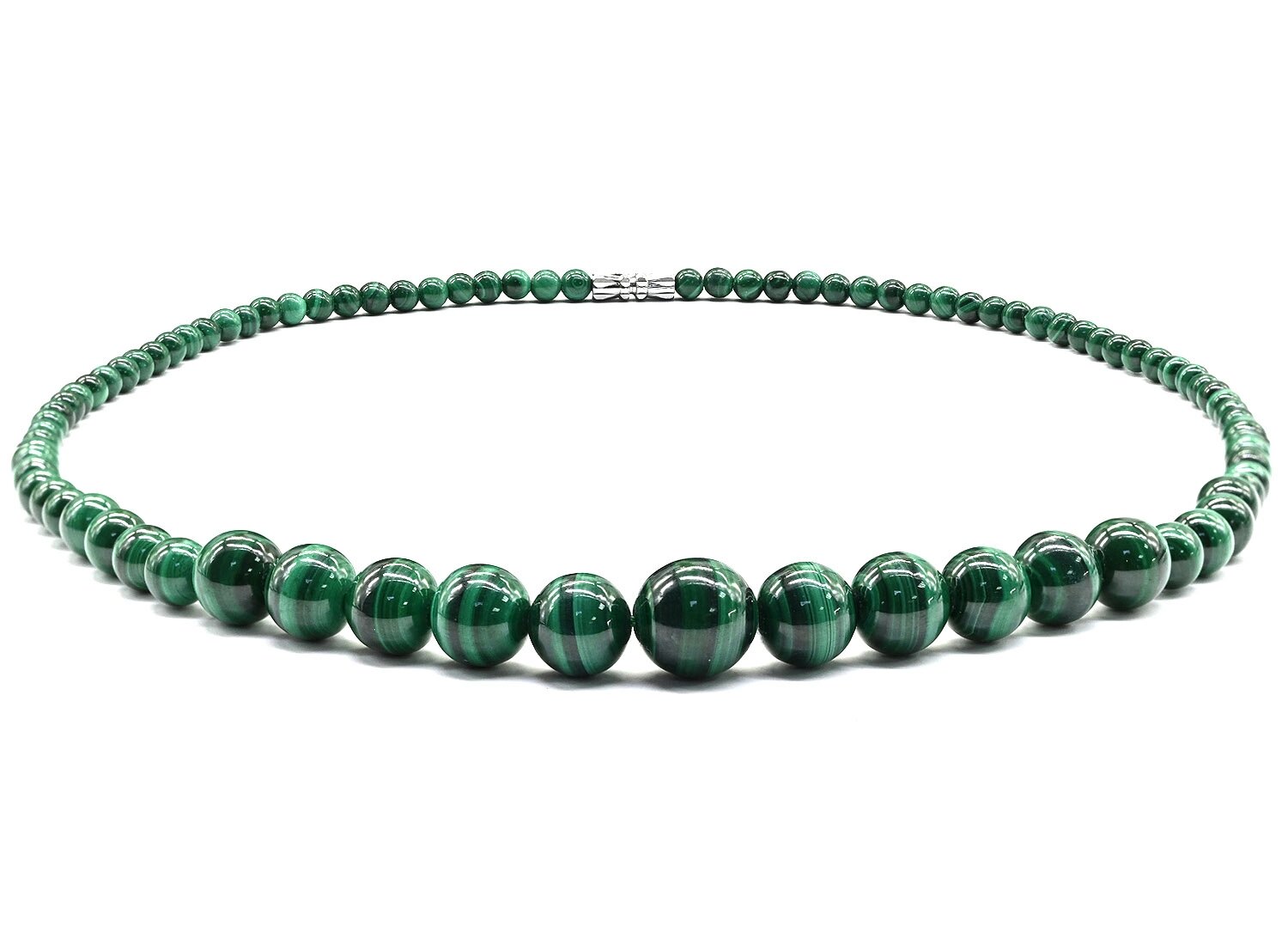 Колье, малахит