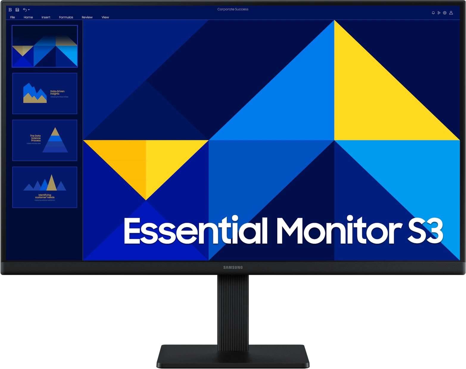Монитор Samsung 24 Essential S3 S24D300GAIXCI черный IPS LED 16:9 HDMI матовая 250cd 178гр/178гр 192