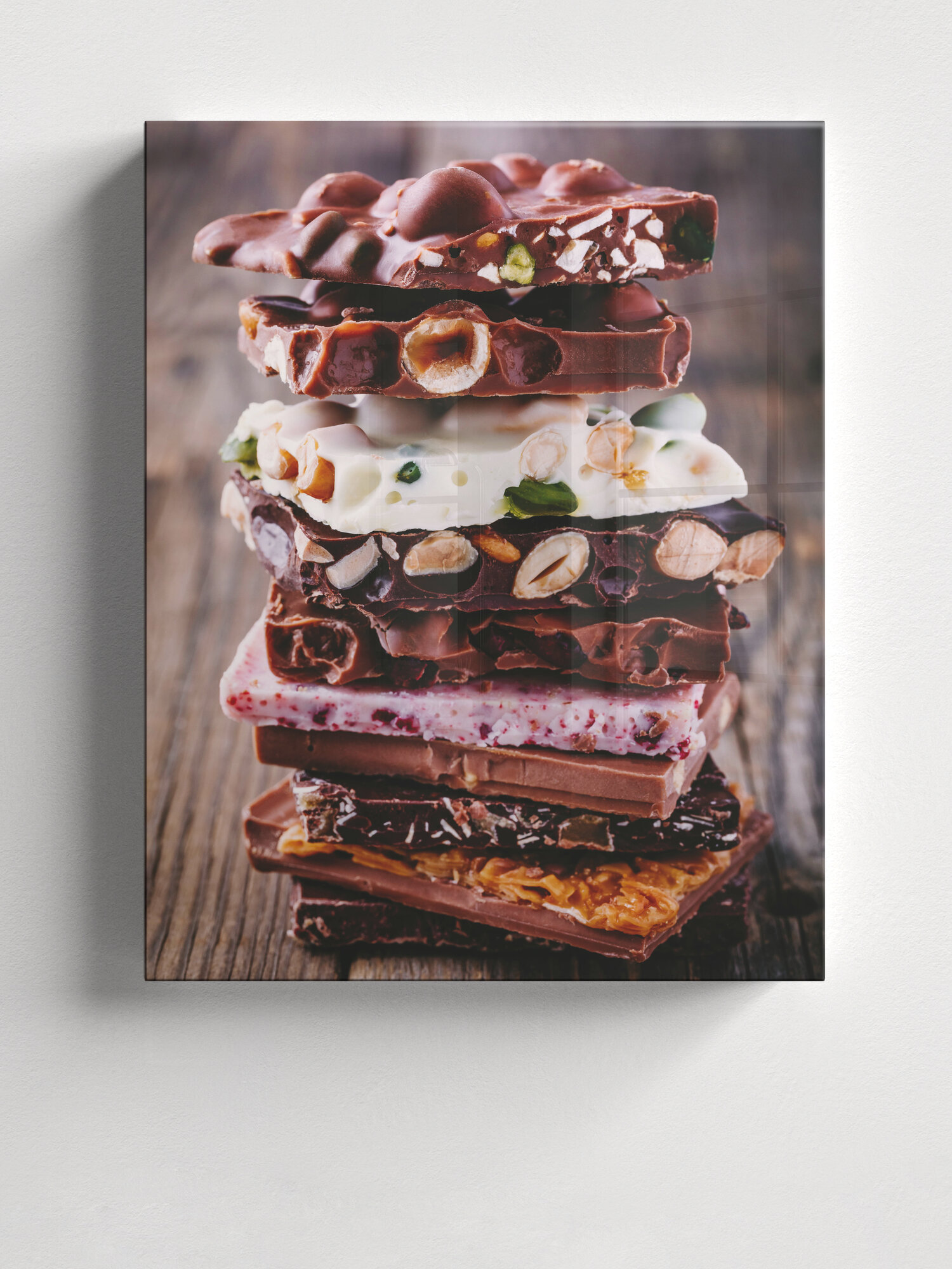 Картина Postermarket "Домашний шоколад", стекло, без рамы, 40x50 см