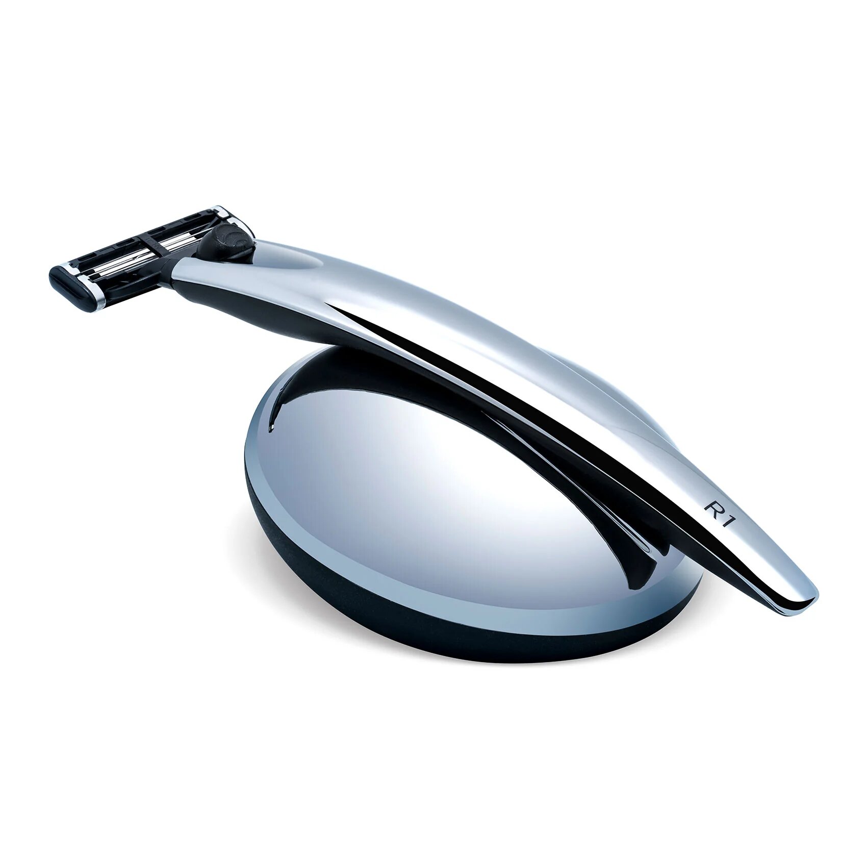 Набор бритва Bolin Webb R1 хром + подставка хром (BW-R1-SET-STD-CHROME)