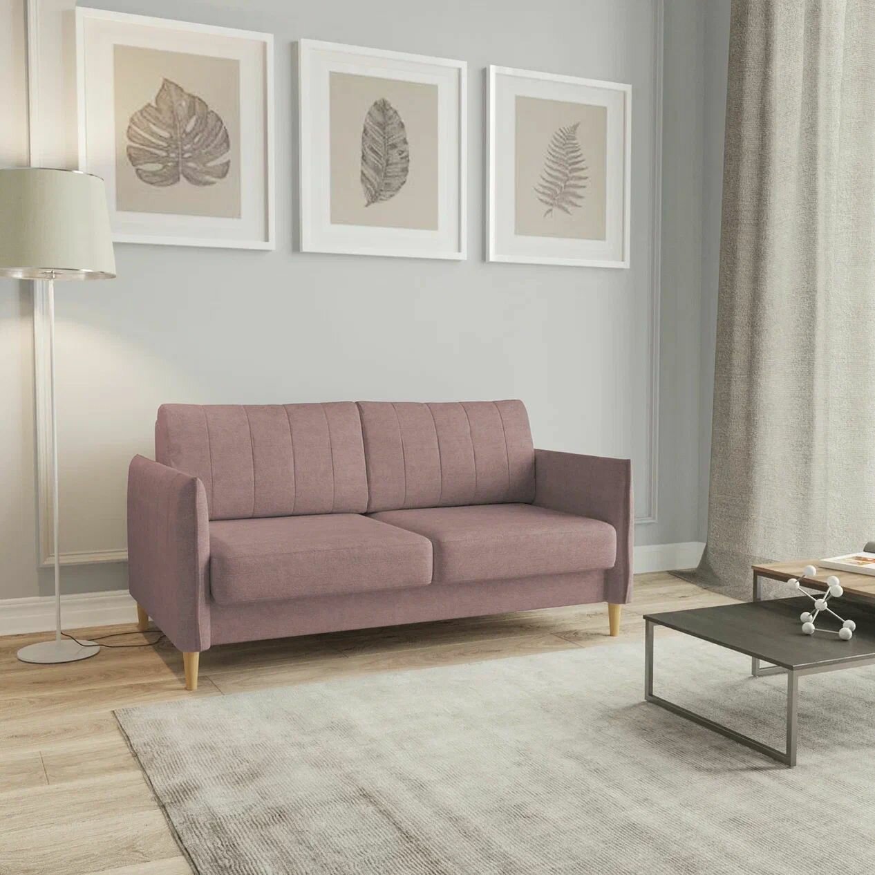 Диван-кровать 2х местный VALENCIA, механизм Пантограф, 162х98х96 см