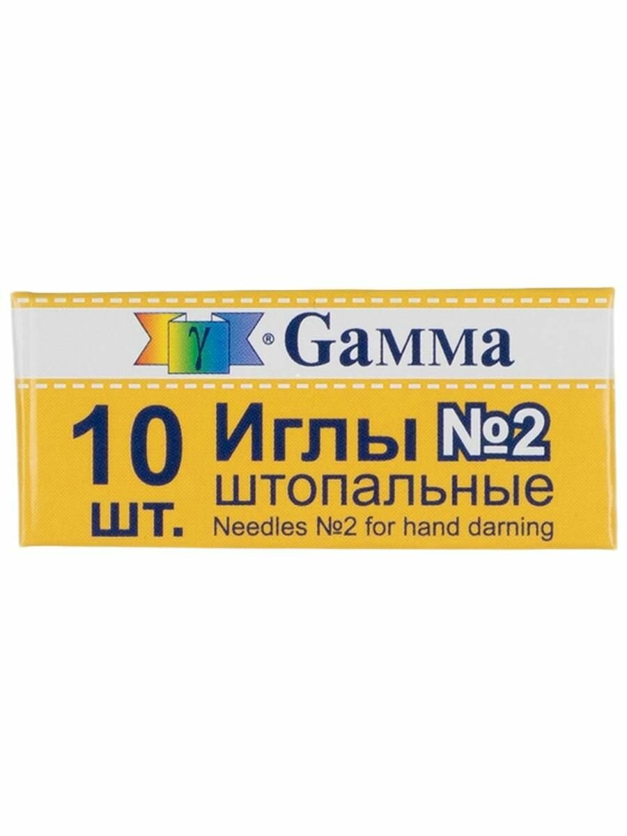 Иглы штопальные № 2, Gamma NIR-16, 10 игл