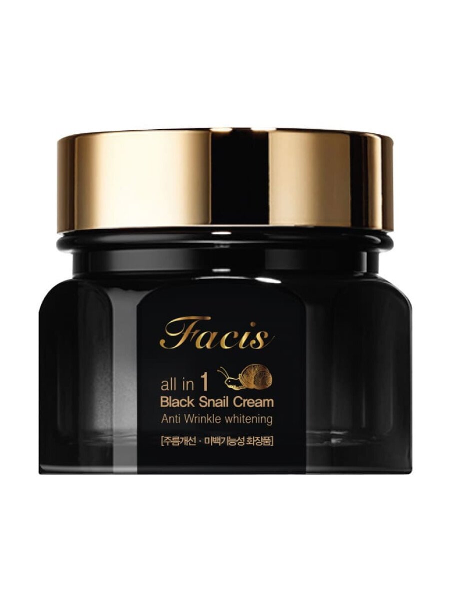 Jigott Восстанавливающий крем-эссенция с муцином черной улитки, 100 мл