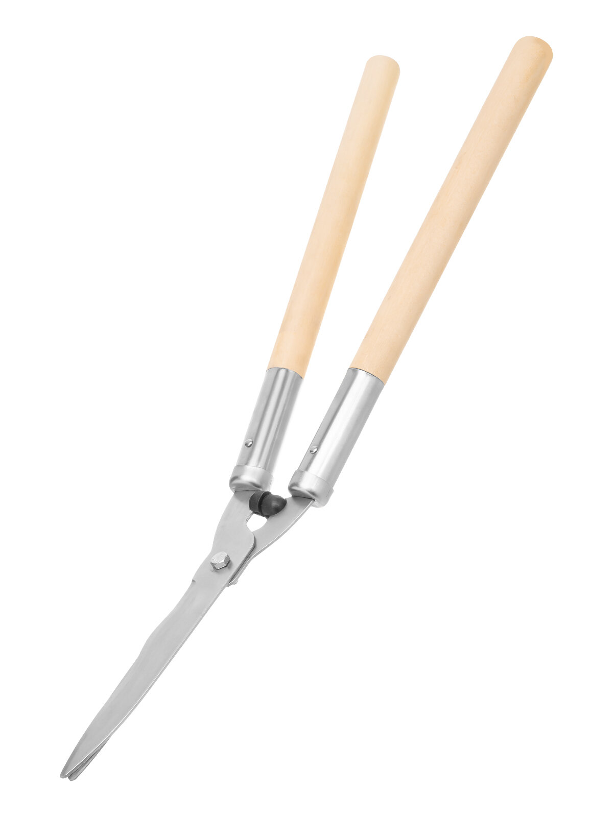 Кусторез Горизонт 650 мм, волнистые лезвия, деревянные рукоятки 60810