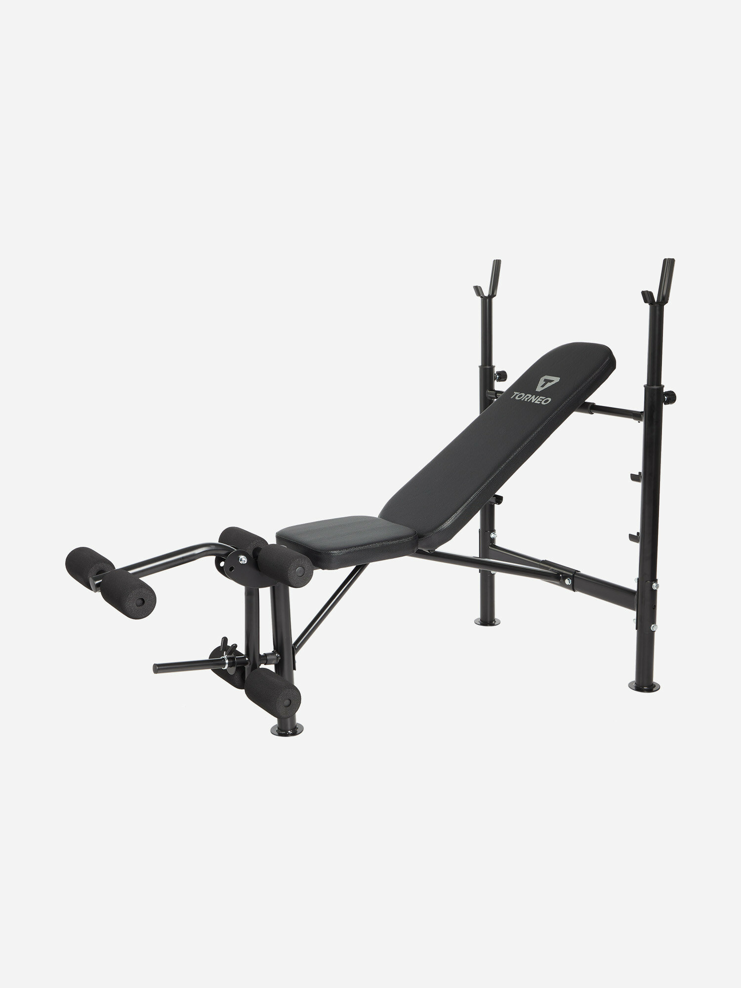 Скамья Torneo Liberta G-308, со стойками, для силовых упражнений, черная