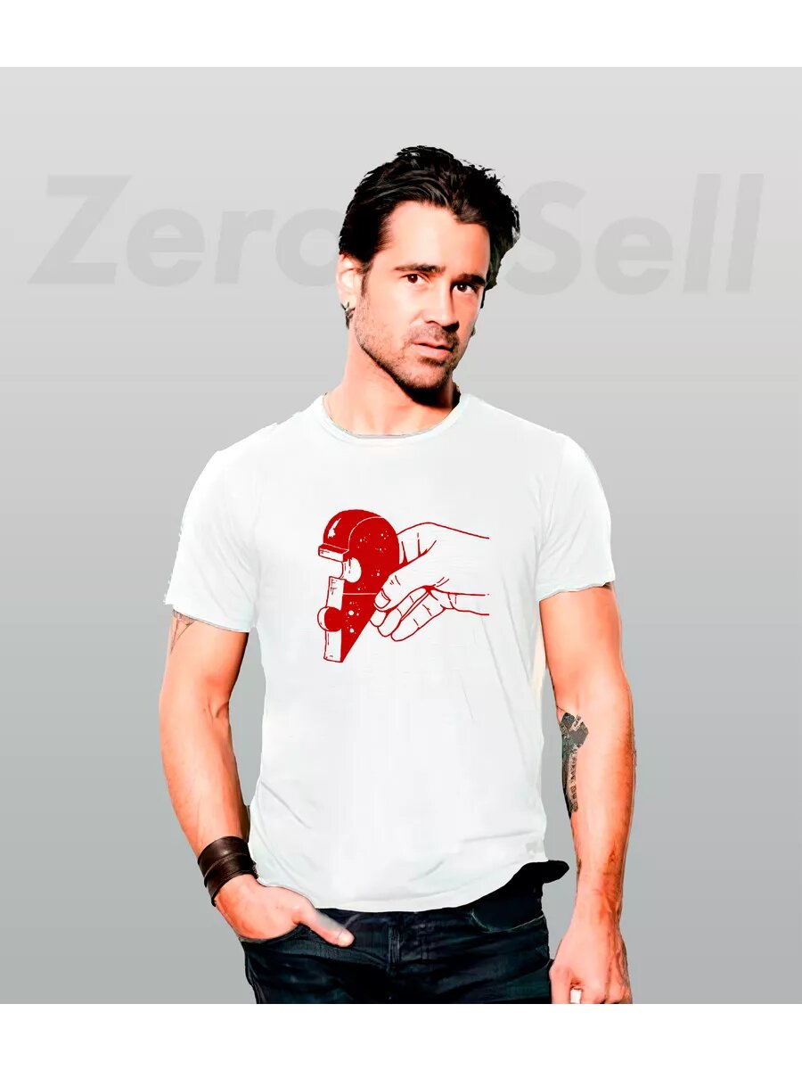 Футболка парная половина сердца