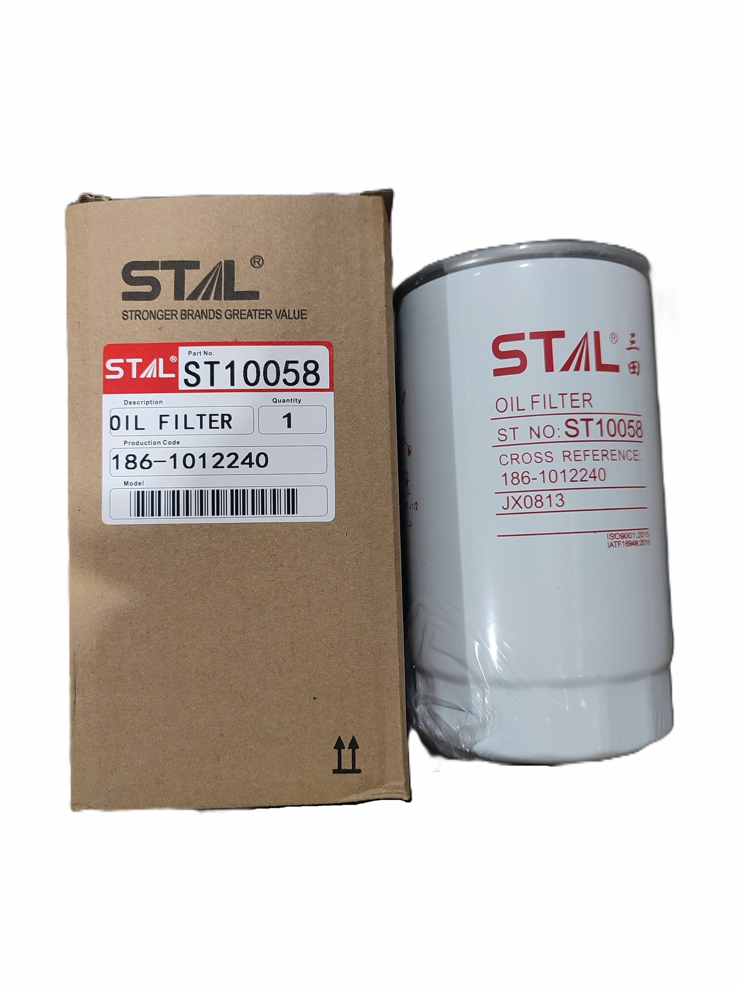 Фильтр масляный STAL ST10058 (186-1012240-937; 186-1012000B-937; 630-1012240; YC4F115; JX0813) Yuchai SDLG