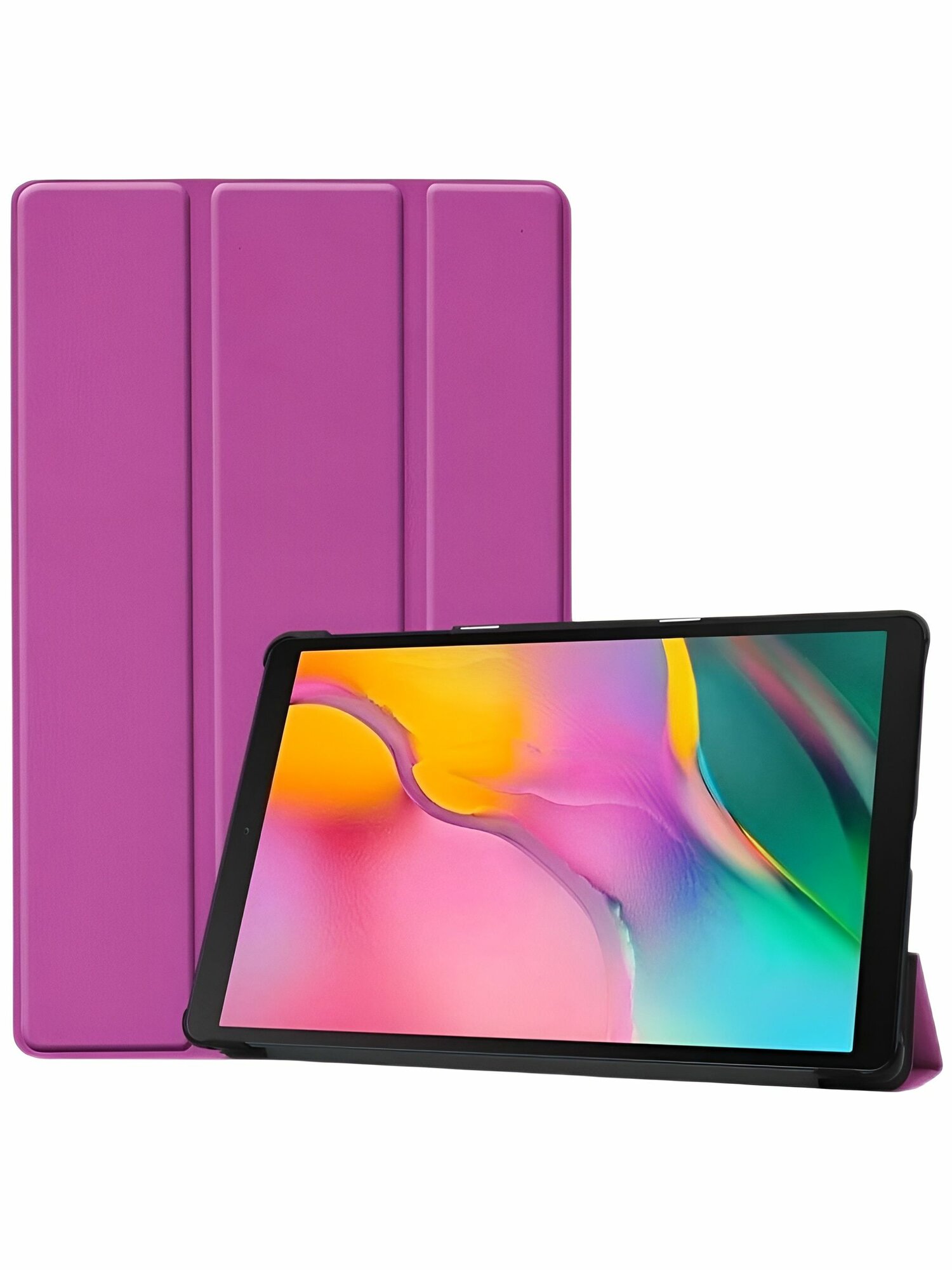 Умный чехол для Lenovo Tab P12 (2023), 12.7 дюймов, фиолетовый