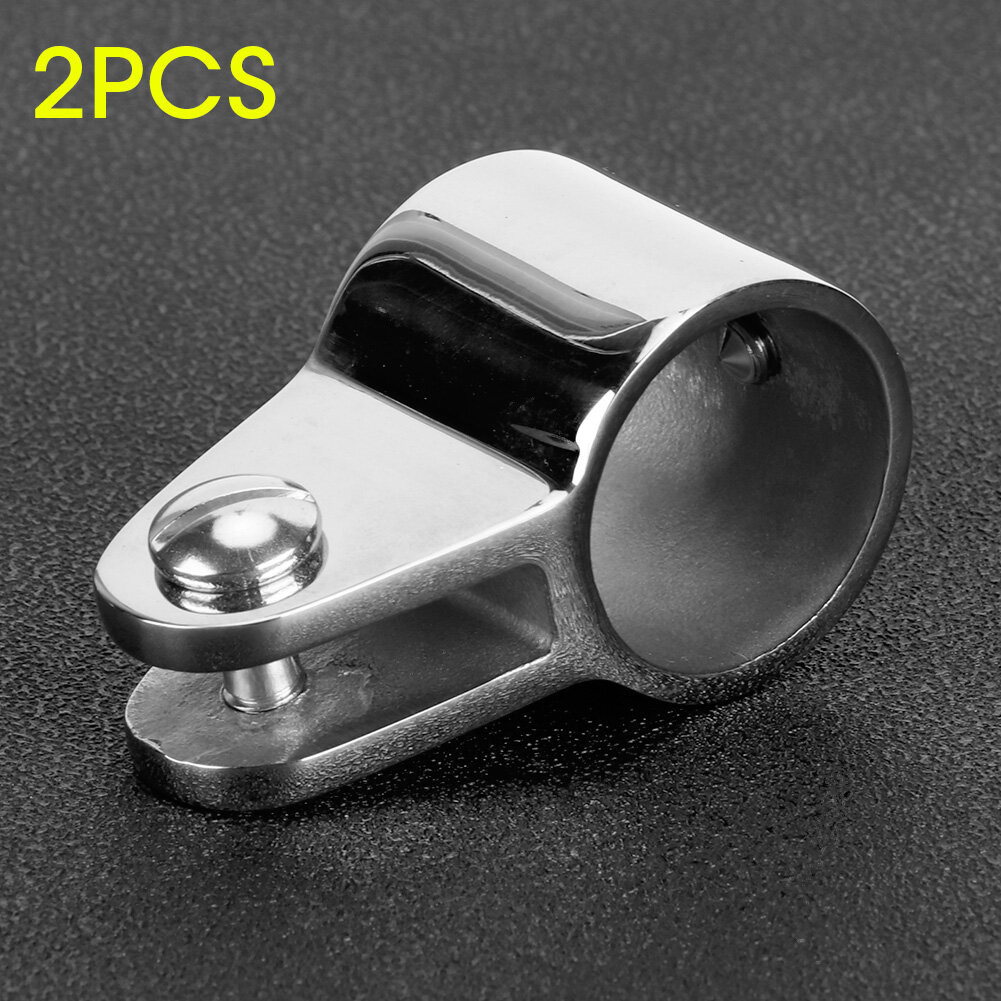 2 шт. морские челюстные слайды из нержавеющей стали, бимини-топ, оборудование для лодок, фитинги для надувных яхт из стекловолокна, 22 мм