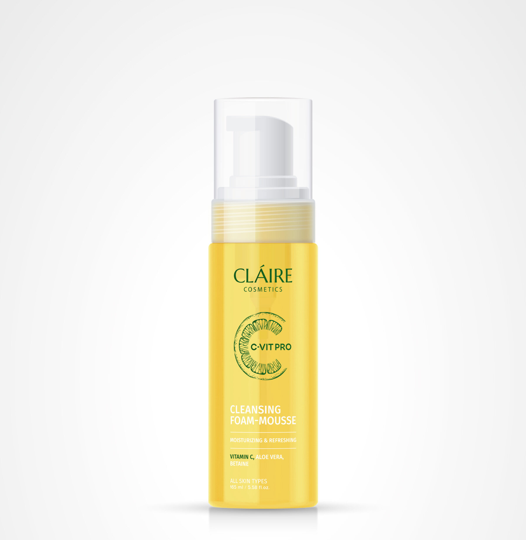 Claire Cosmetics C-VIT PRO Пенка-Мусс для умывания Очищающая, 165мл