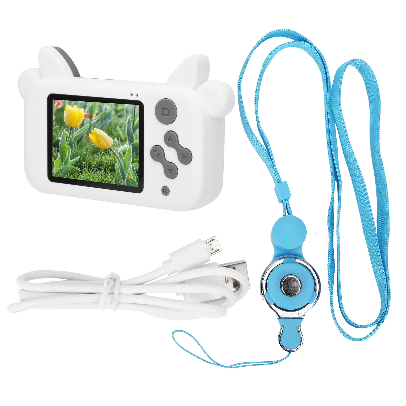 Детский мини-фотоаппарат в виде коровы, мультяшная цифровая камера, игрушка, подарки, для фотосъемки, видеосъемки и игр.