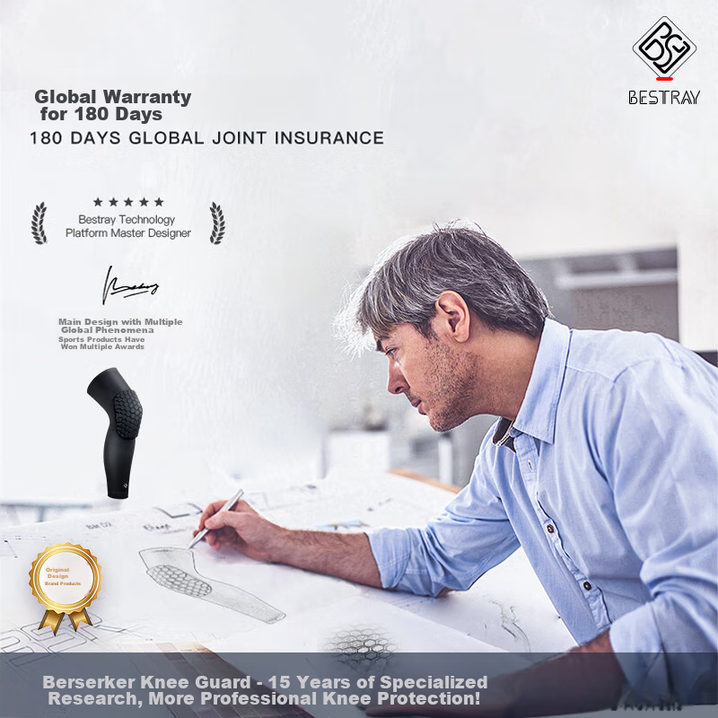 Детские спортивные наколенники - черные длинные профессиональные защитные наколенники Характеристики：Черные