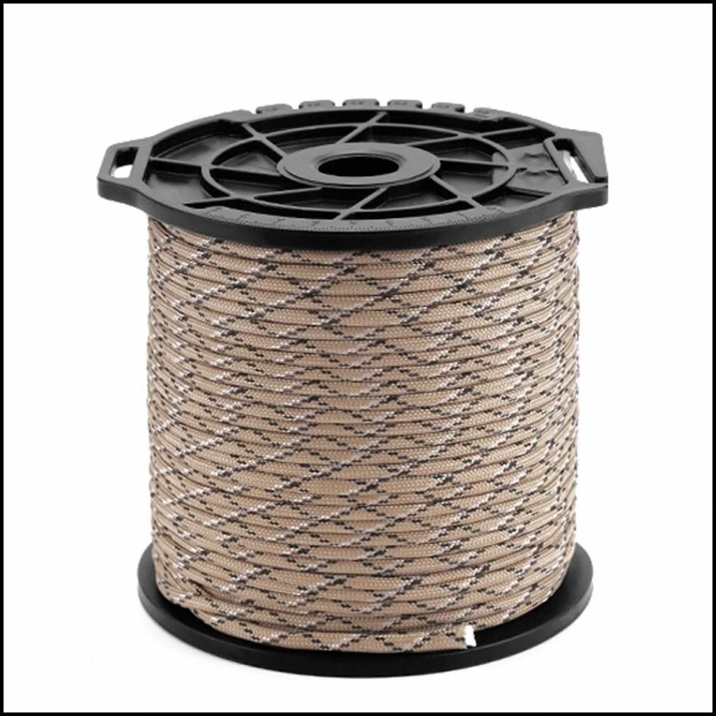 Русский паракорд,9-жильная веревка из паракорда, 4 мм, 100 м