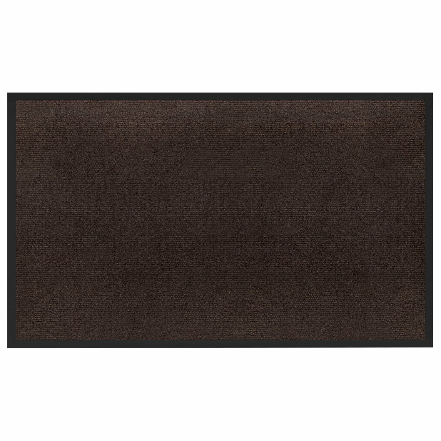 Коврик придверный 90х150 см, коричневый, влаго-грязезащитный, 300 г/м2, рубчик, PRIMILA STANDARD, 701017