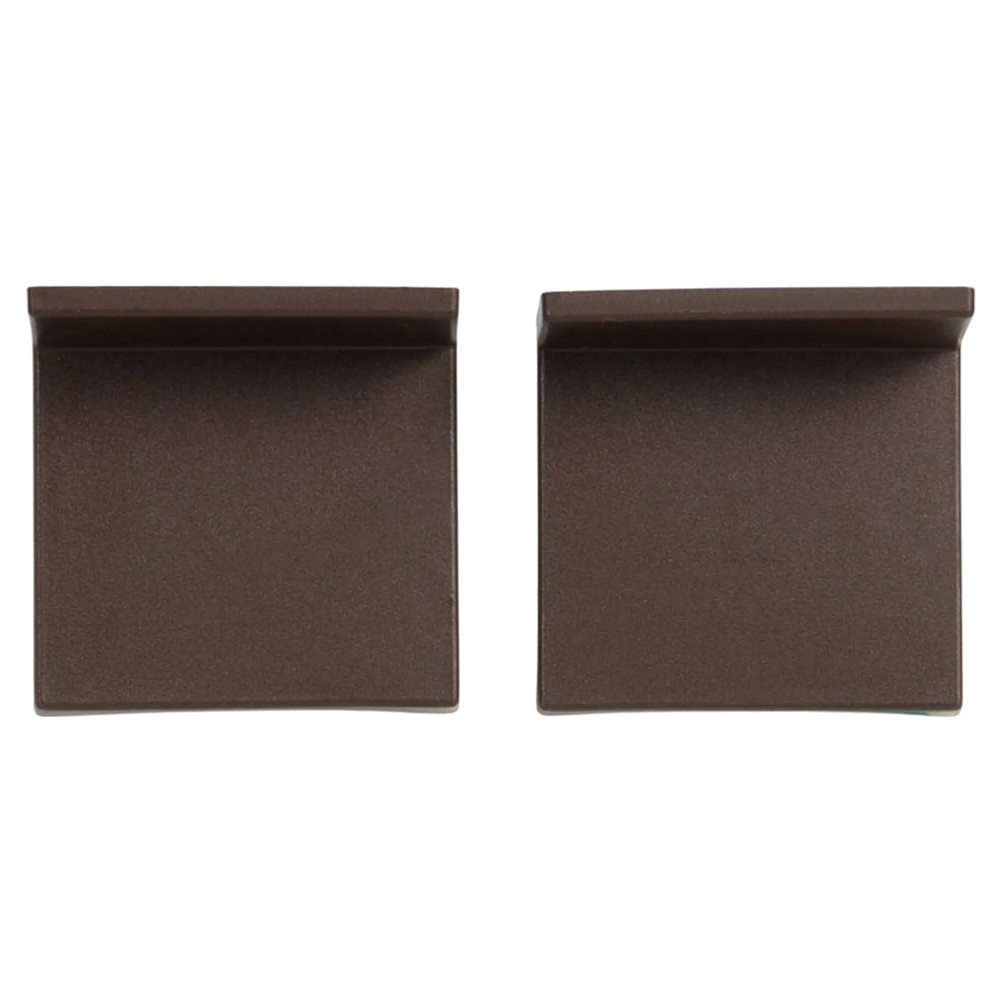 Навес мебельный 45x50 мм сталь/пластик цвет венге 2 шт.