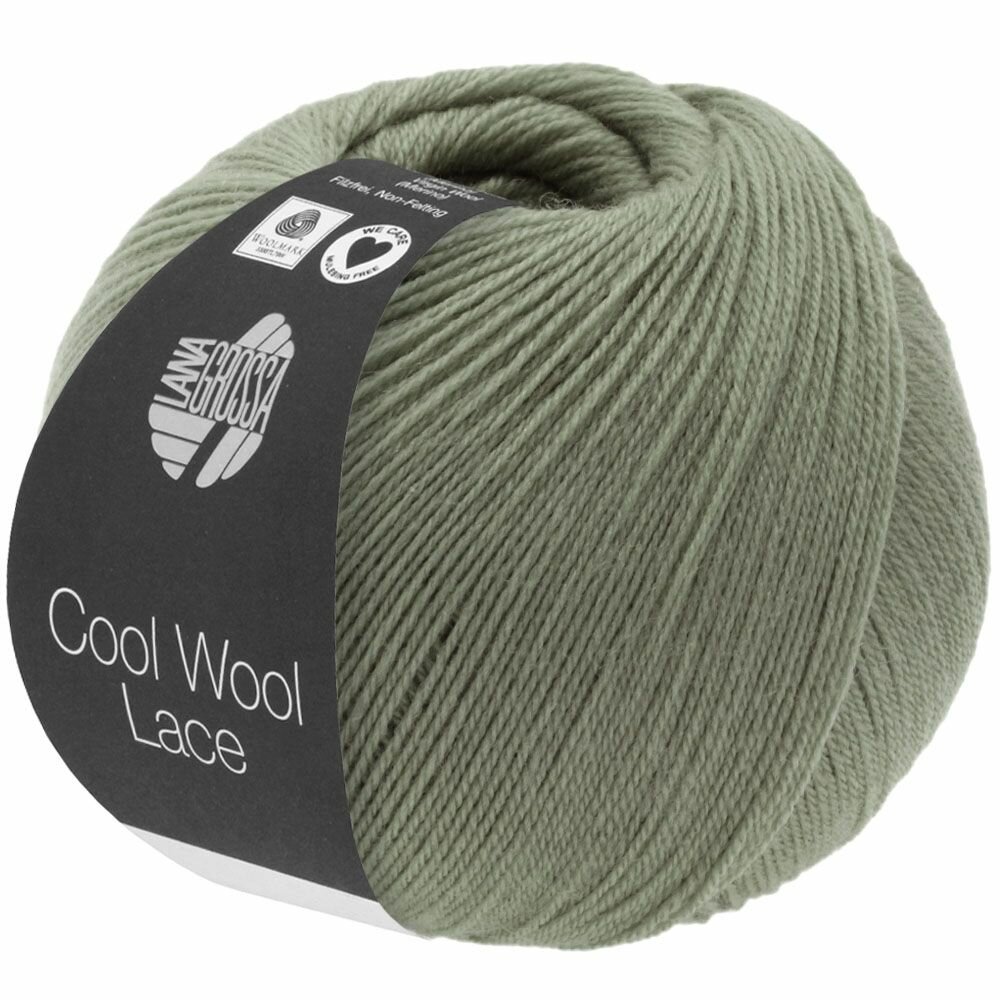 Пряжа для вязания Lana Grossa Cool Wool Lace (07 Khaki) 1 моток