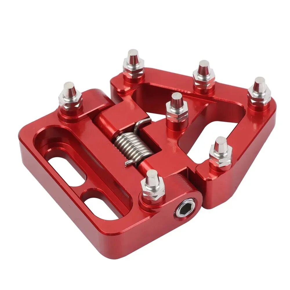 Для Beta 125 200 250 300 350 390 400 430 450 480 500 520 RR RS RRS Xtrainer Аксессуары Складная задняя педаль тормоза Ступенчатая пластина Красный, Красный