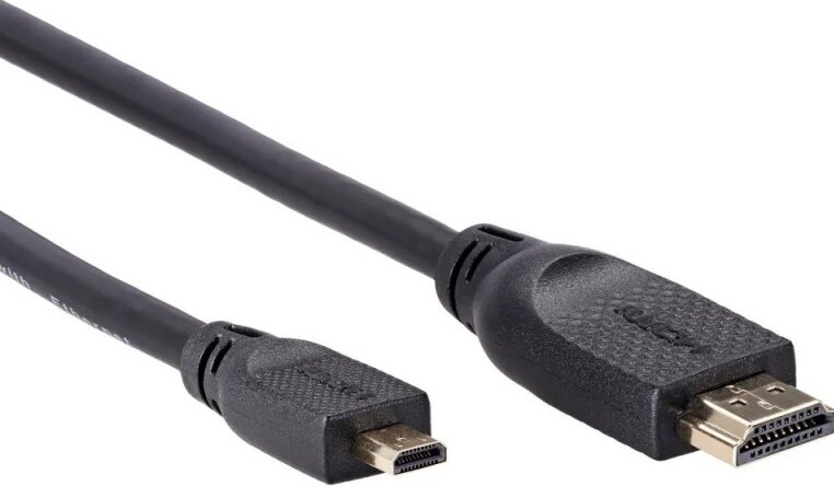 VCOM Кабель-переходник HDMI2.0<->micro-HDMI VCOM CG587 черный (1.5м) (oem)