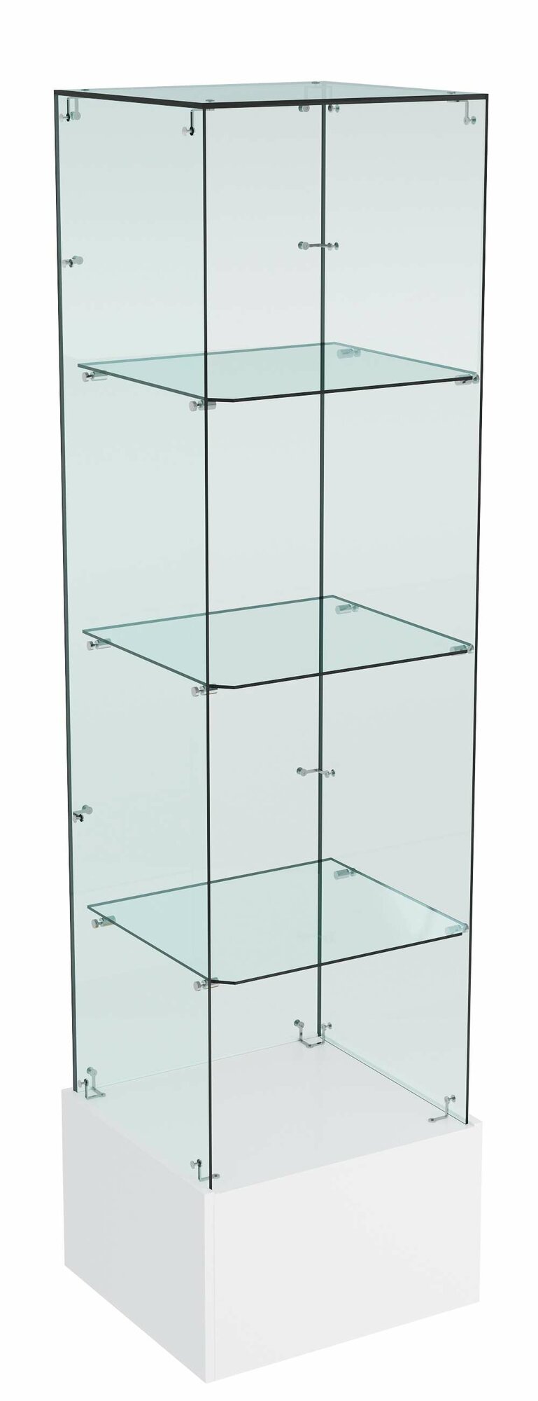 Витрина истра №110 стаканчик (З/С - стекло), без дверей, Белый