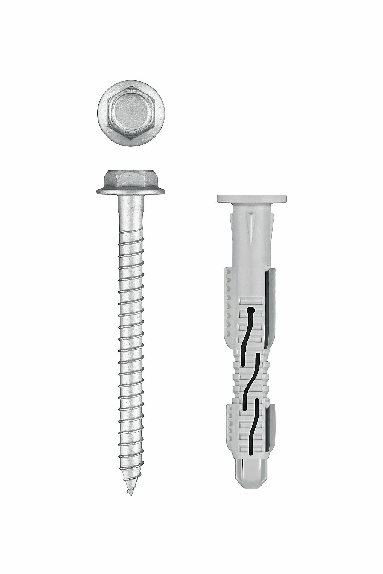 ЗУБР ФД-Ц 10 x 80 мм, фасадный дюбель, нейлон/цинк, 50 шт (301455-080)