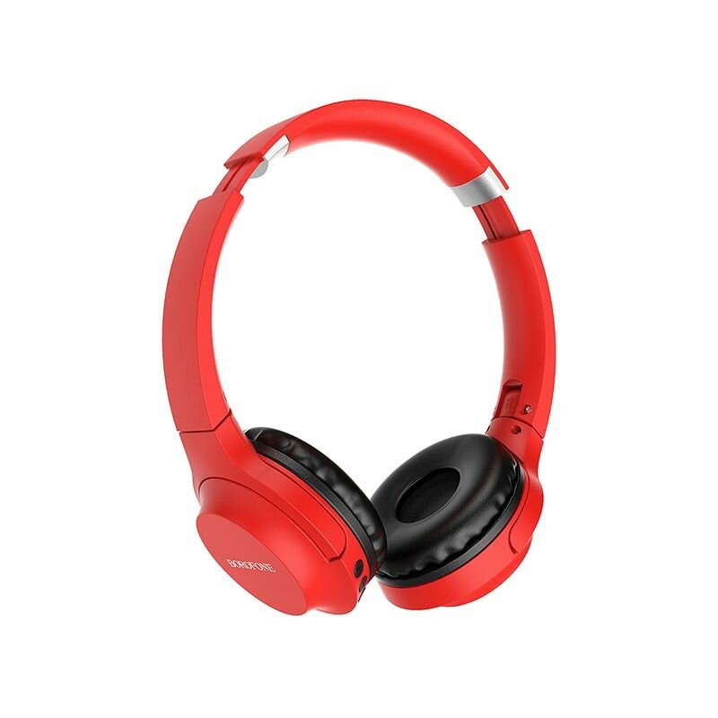 Наушники Borofone POISE RHYME BO6, беспроводные, Bluetooth, красные