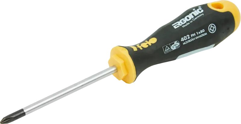 Отвертка крестовая Felo PH1x80 мм
