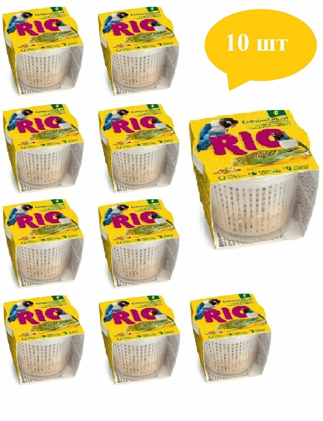 Корм для птиц RIO Набор для проращивания для всех видов птиц 25г(10штук)