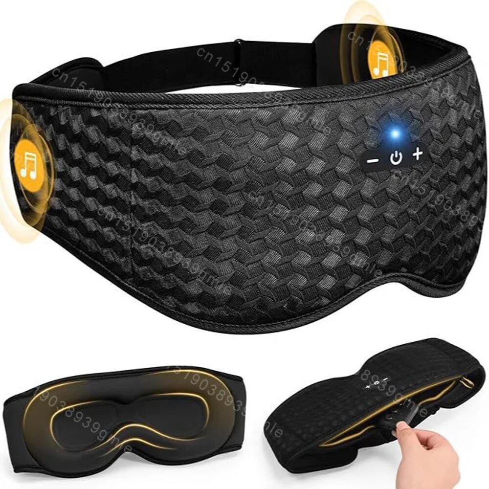 3D маска для сна Merall Black