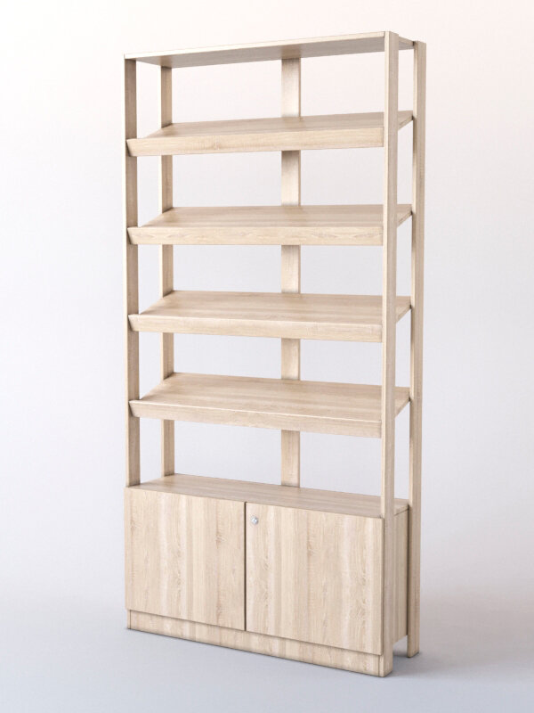 Витрина "СШ Элит" №4, Дуб Сонома. Производитель товара - компания Westcom.