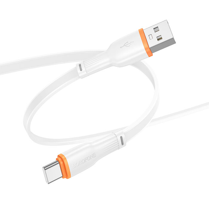 Кабель USB-Cm/Am Borofone BX118 White - 1м белый