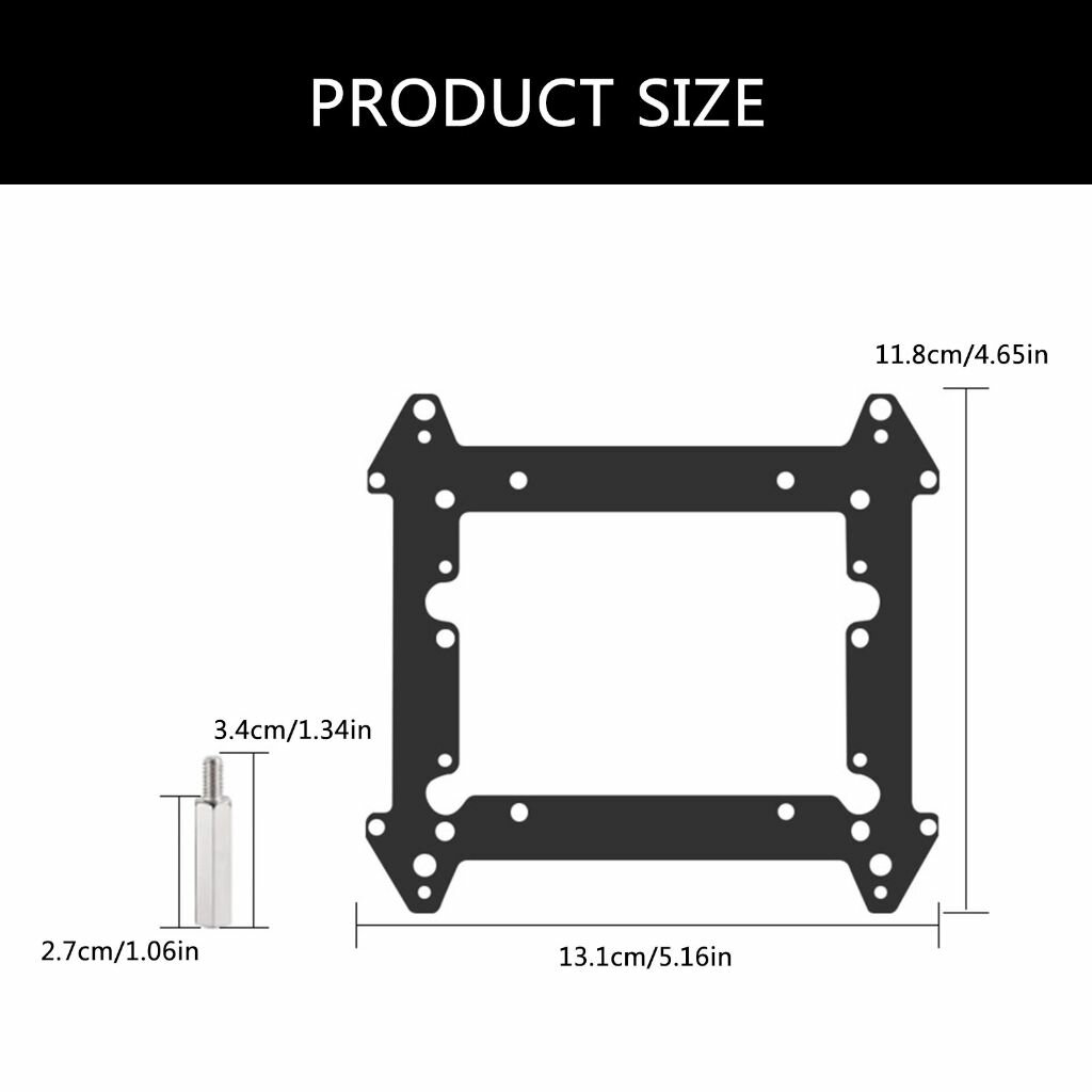 Кронштейн для крепления SSD и вентилятора 12 см