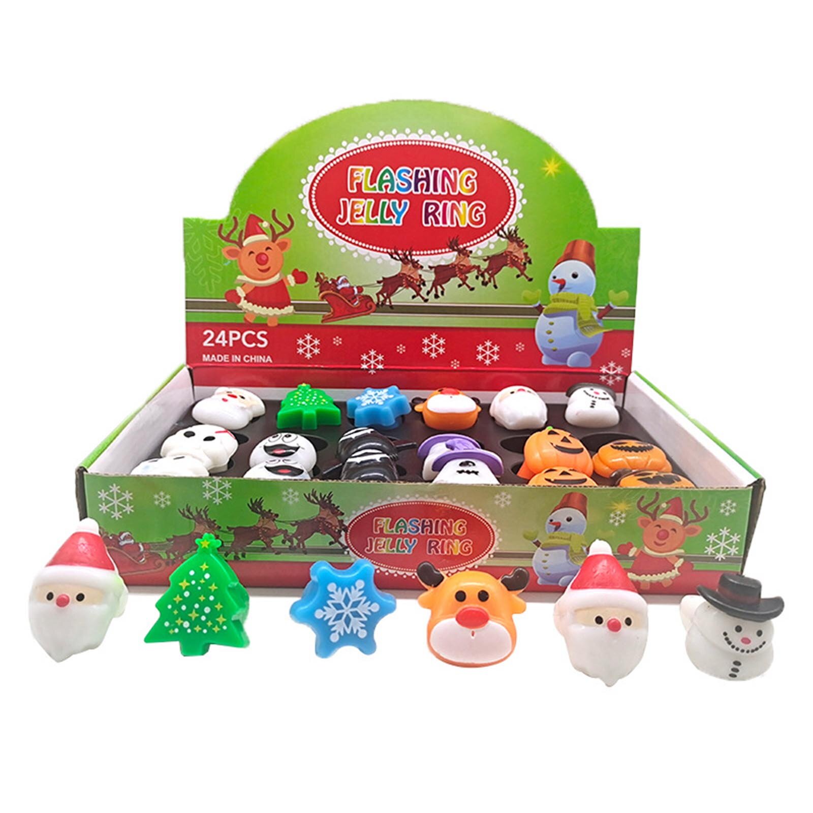 Мягкие светящиеся TPR кольца с животными для детских подарков