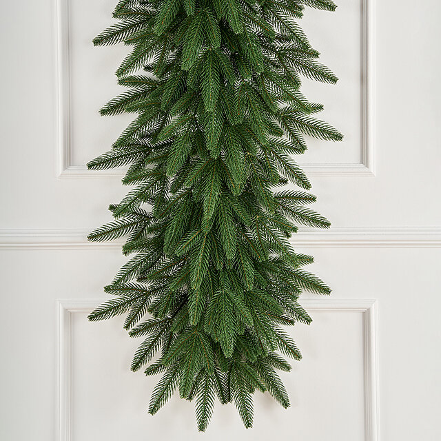 Хвойная гирлянда Романовская 150*35 см, литая 100%, Max Christmas (Макс Кристмас), ГРМ35