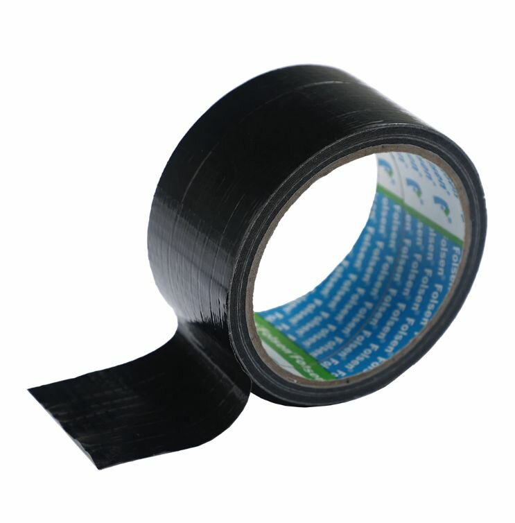 Клейкая лента армированная Folsen EXTRA STRONG 48 мм х 10 м черная