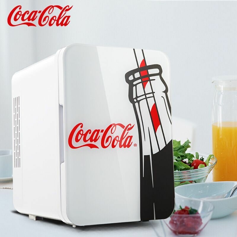 Мини холодильник для напитков и косметики, белый,6 л