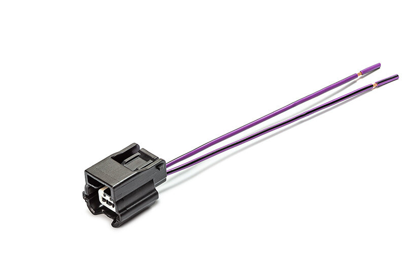 Разъем (2pin) 2 контакта форсунки, замка дверей, датчика ABS для Lada (ВАЗ), Renault (Cargen)