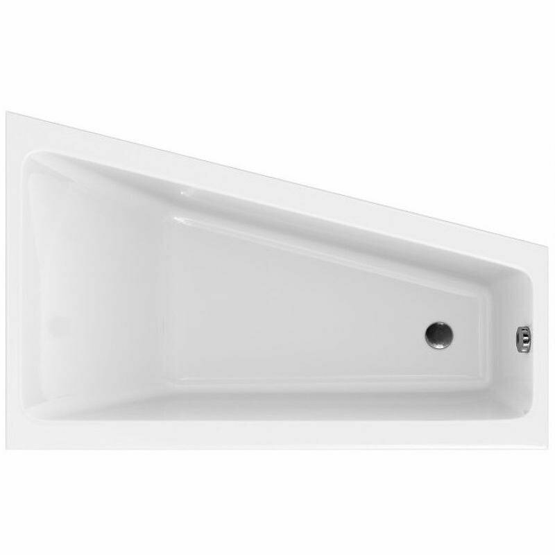Акриловая ванна Cersanit Crea 160x100 R P-WA-CREA*160-RNL без гидромассажа Асимметричная