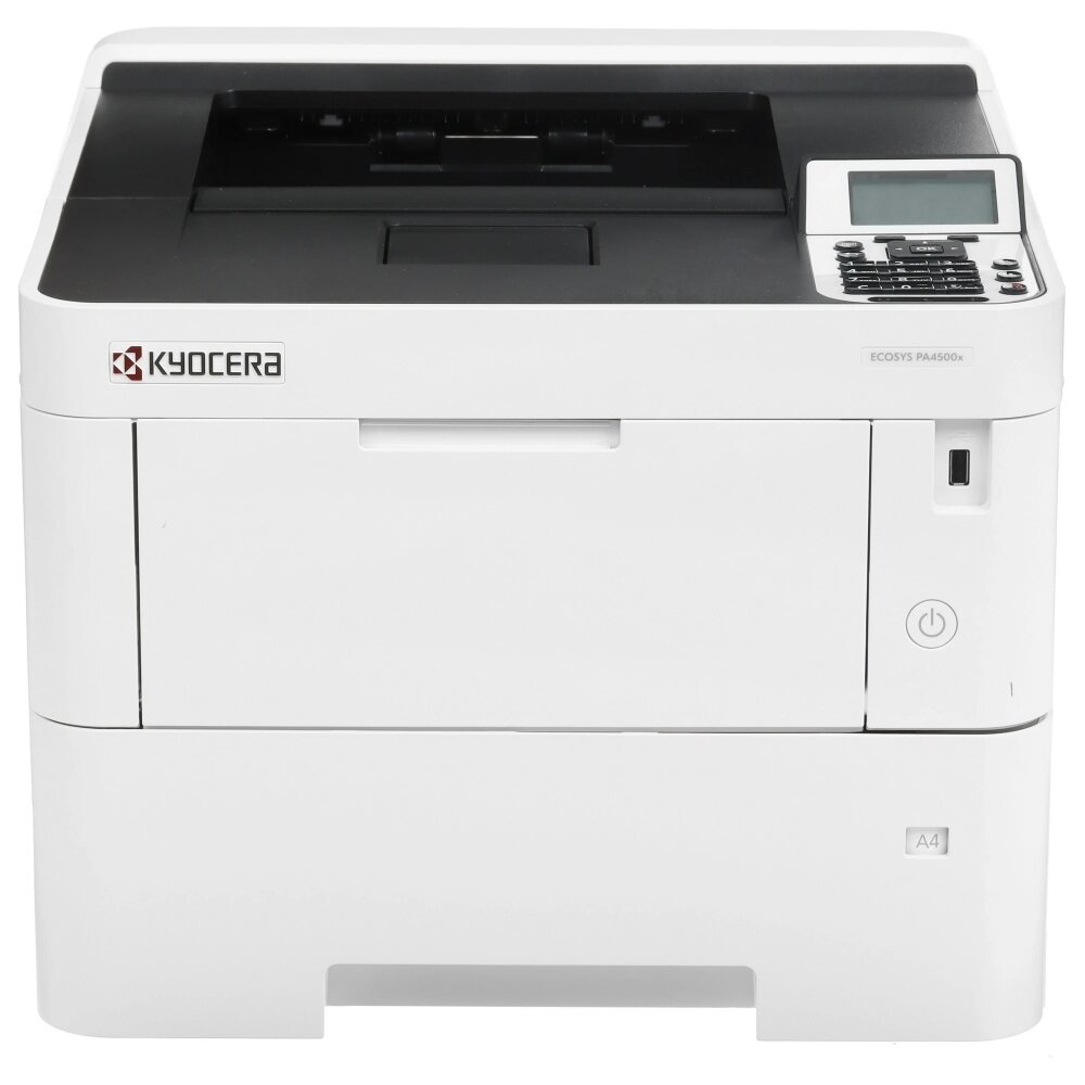 Принтер Kyocera ECOSYS PA4500x (110C0Y3NL0) (A4, 45 стр / мин, 1200x1200dpi, 512Мб, USB 2.0, Network, Wi-Fi, Duplex, старт, замена P3145dn)