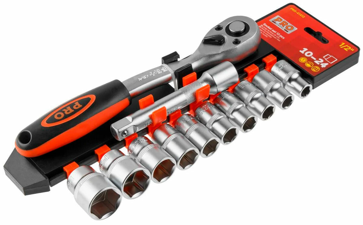 Набор головок Startul 1/2, 10-24мм, 12предметов (PRO-41412)