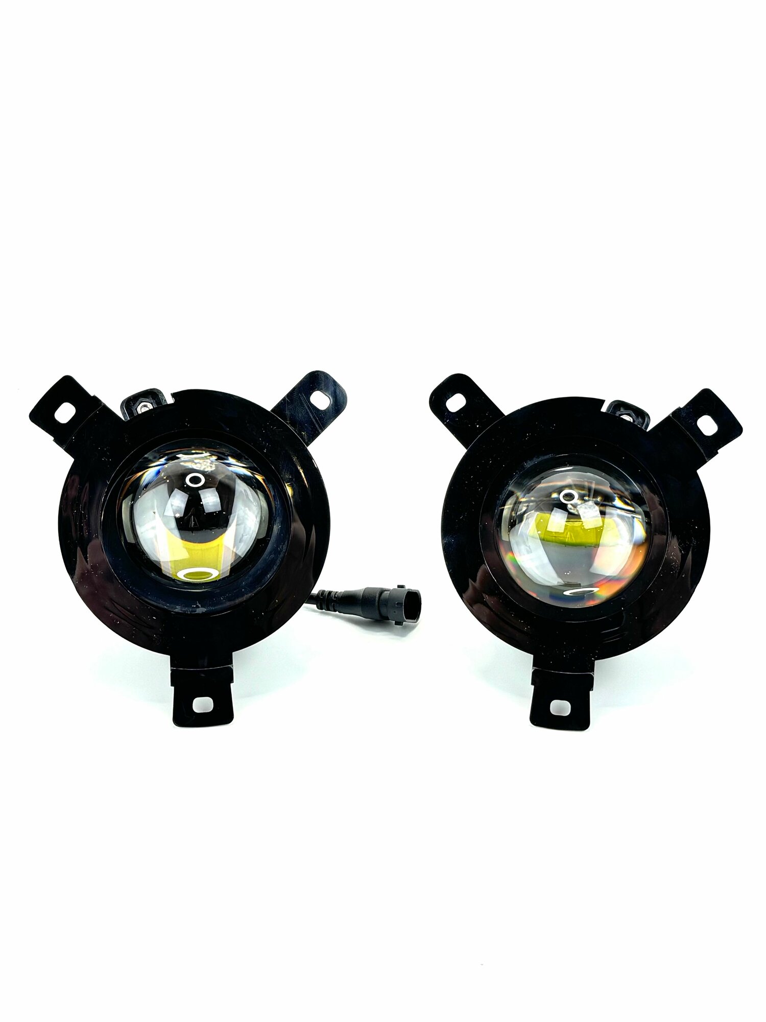 LED линзы в птф Daewoo Matiz