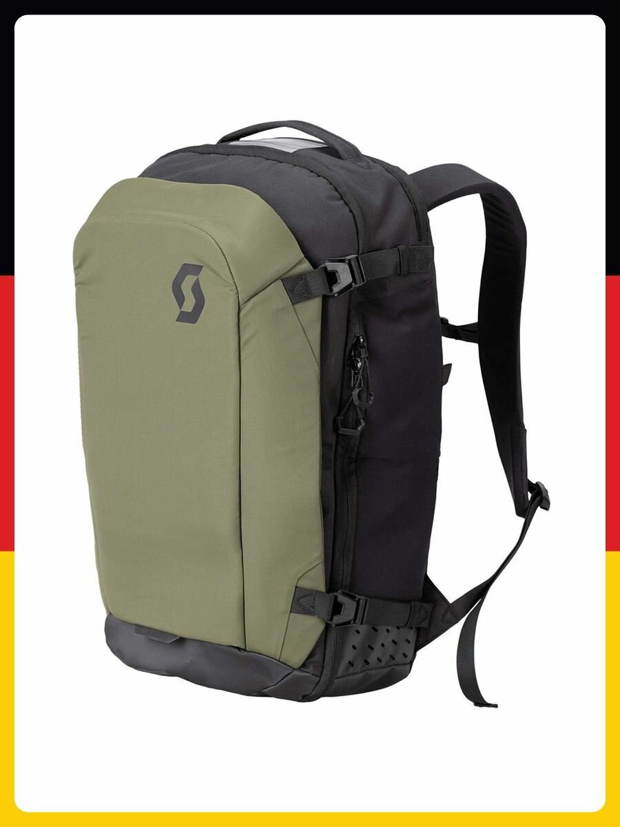Рюкзак Scott Gear 40, черный; зеленый, 550х340х220