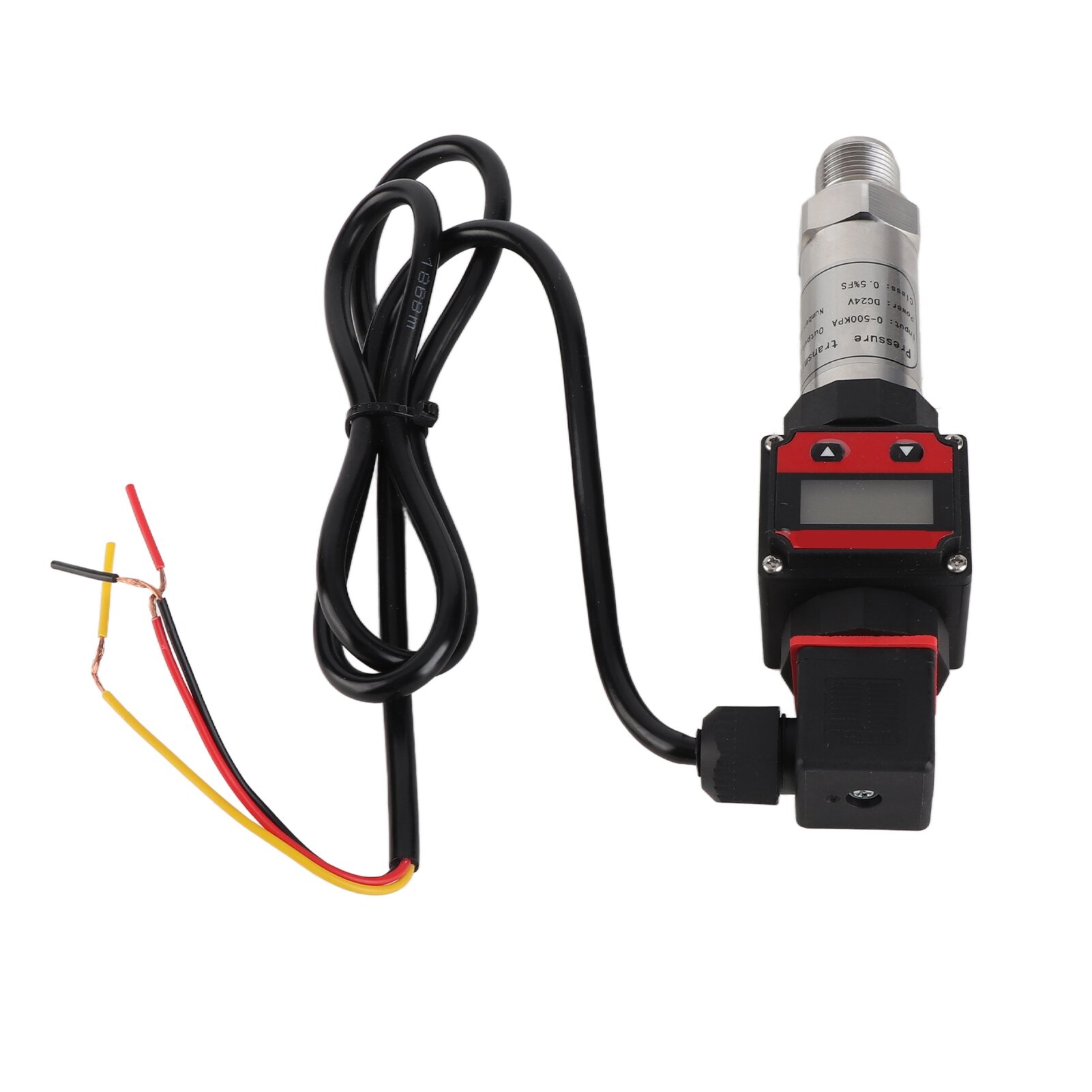 Датчик давления алюминиевый сплав сплав воздушный отправитель цифровой дисплей ЖКД -передатчик 0–10 В DC24V0-500KPA