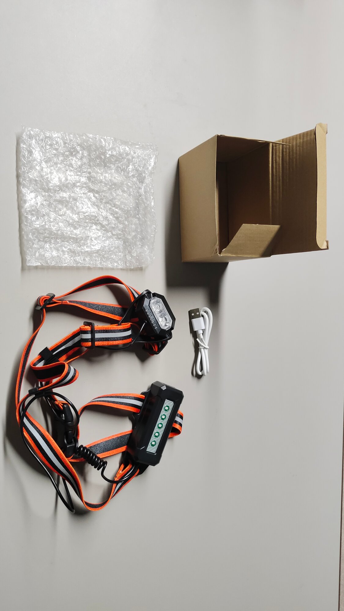 Нагрудный светодиодный фонарь для бега, 3 режима, 500 люмен, 2200 мАч аккумулятор, водонепроницаемый IPX4