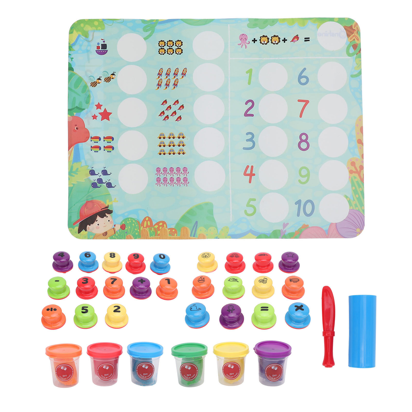 Легкий набор для лепки из глины своими руками, развивающий набор для детей.